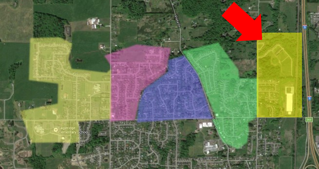 water flush map with added segment | Whatcom News