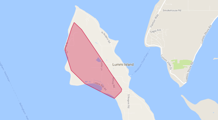 lummi island power outage map | Whatcom News