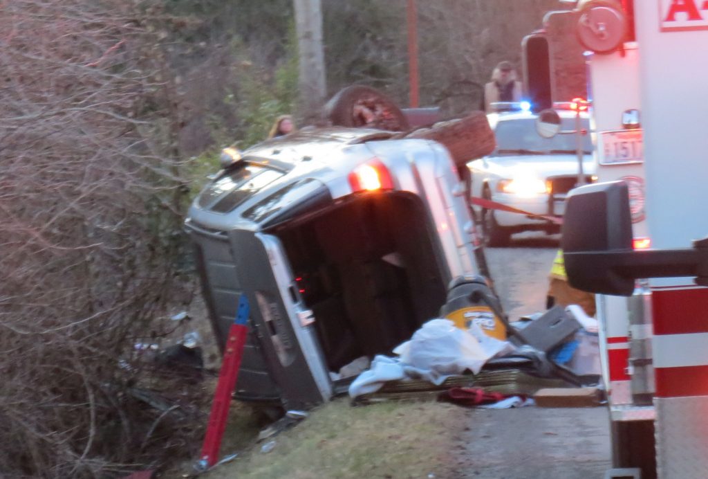 crash scene on Grandview Road 2 | Whatcom News