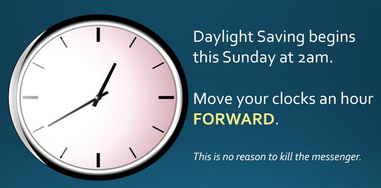 Daylight Saving begins this weekend | Whatcom News