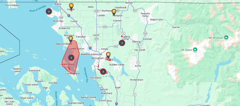 Monday morning power outages leave over 3,000 without power across ...