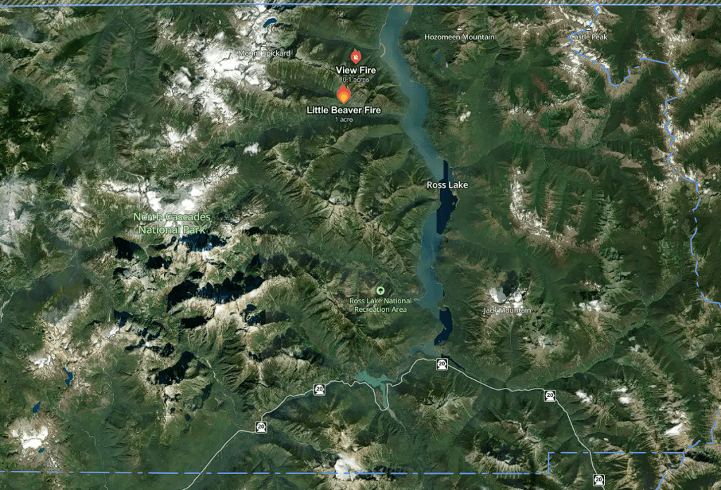 Wildfires near Ross Lake precede campfire ban in North Cascades ...